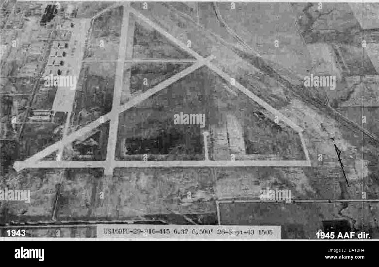 Photograph of Lincoln Army Airfield taken on September 26, 1943 ...