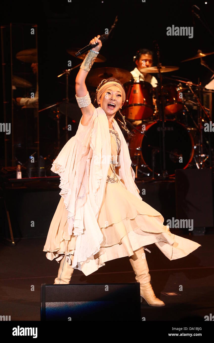 Japanese singer MISIA held concert in Taipei, Taiwan, China on Saturday ...