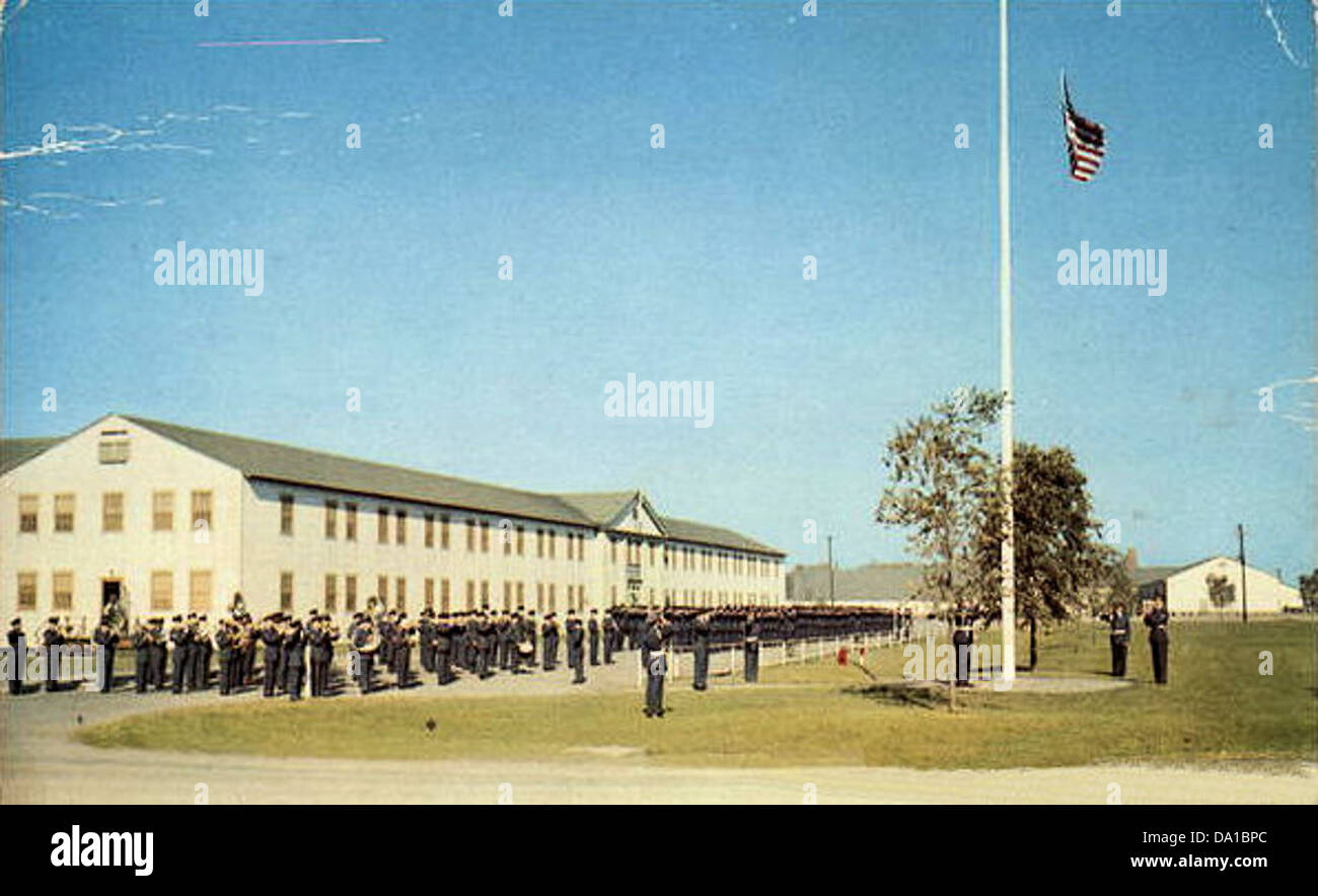 This vintage postcard from Sampson Air Force Base captures a moment in ...