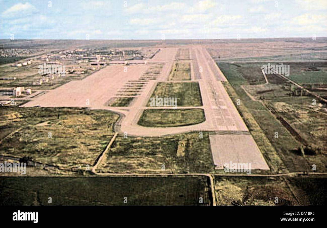 Shilling Air Force Base (AFB) runway was an essential military airstrip ...