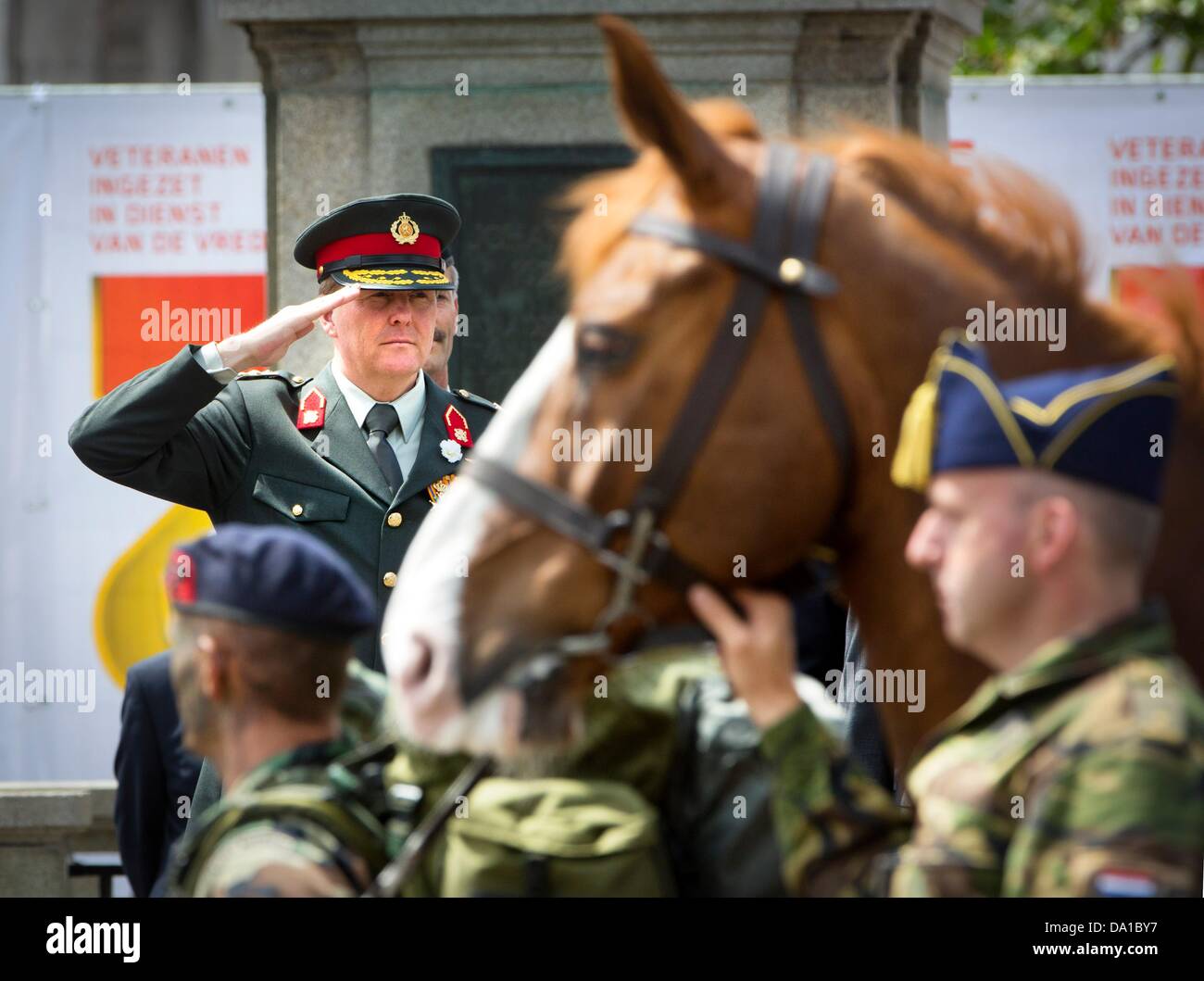 King Willem-Alexander attends the annual Veteranendag (veteran's day ...