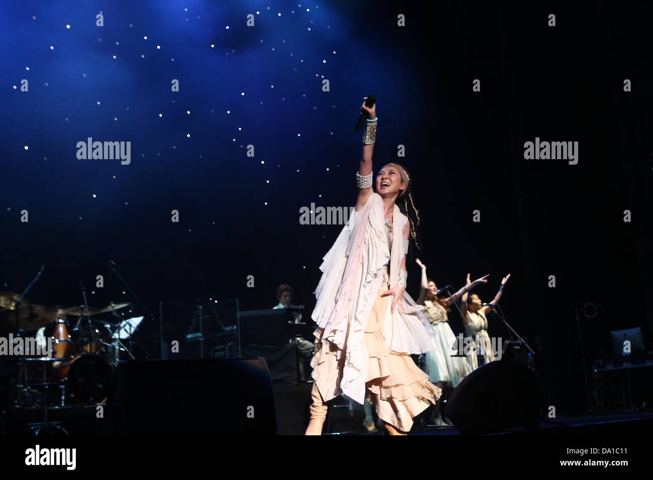 Japanese singer MISIA held concert in Taipei, Taiwan, China on Saturday ...