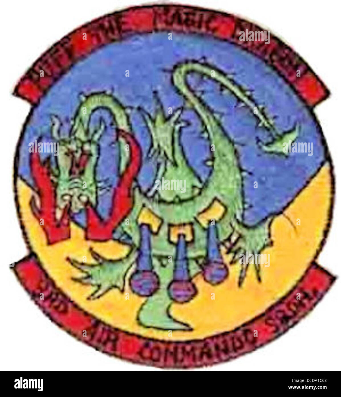 The emblem of the 3d Air Commando Squadron, part of the Pacific Air ...