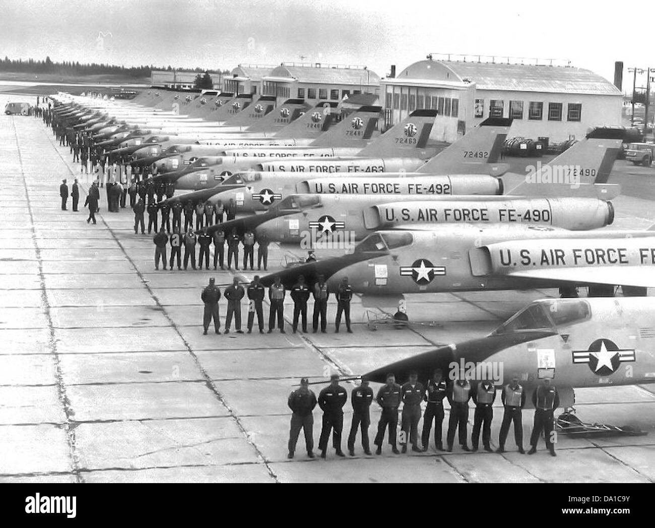 The 498th Fighter-Interceptor Squadron was equipped with the F-106 ...