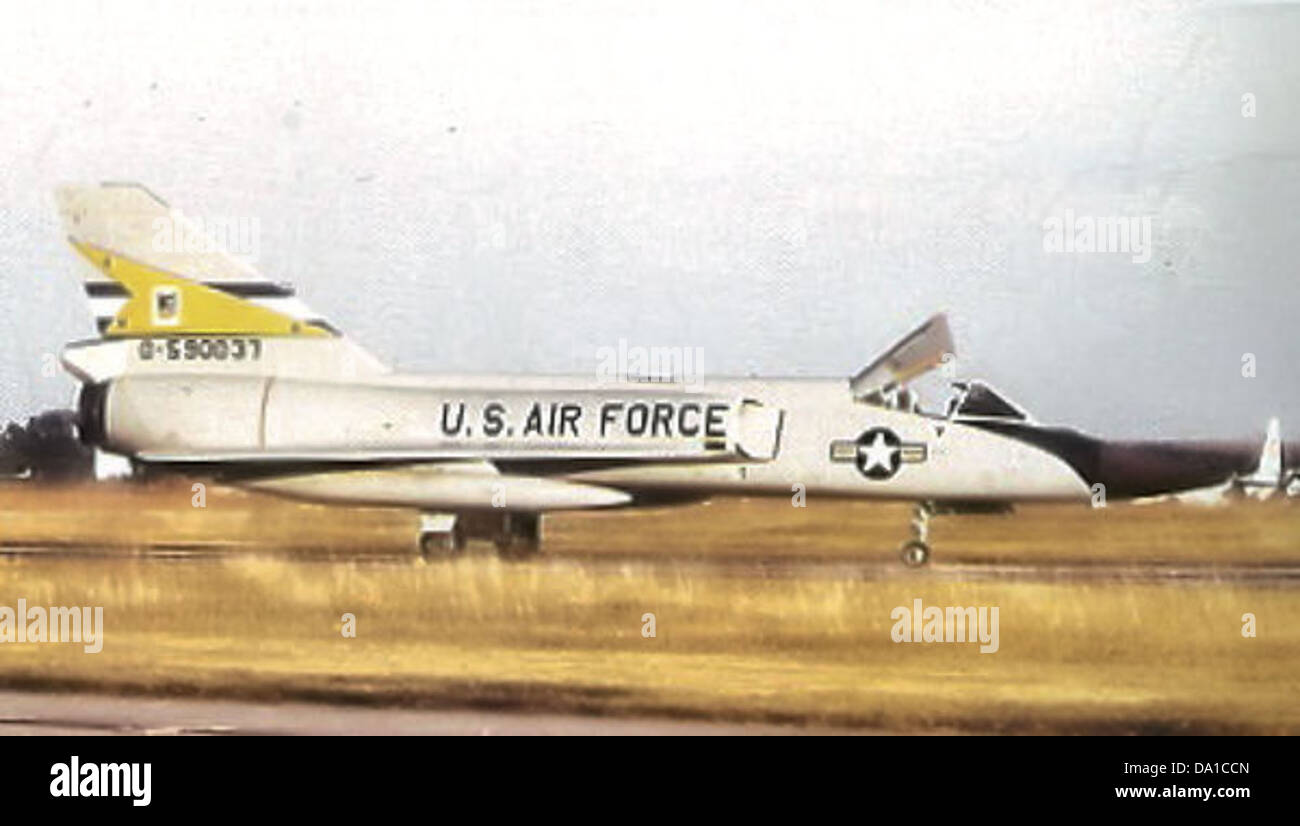 83d Fighter-Interceptor Squadron-F-106-59-0037 Stock Photo - Alamy