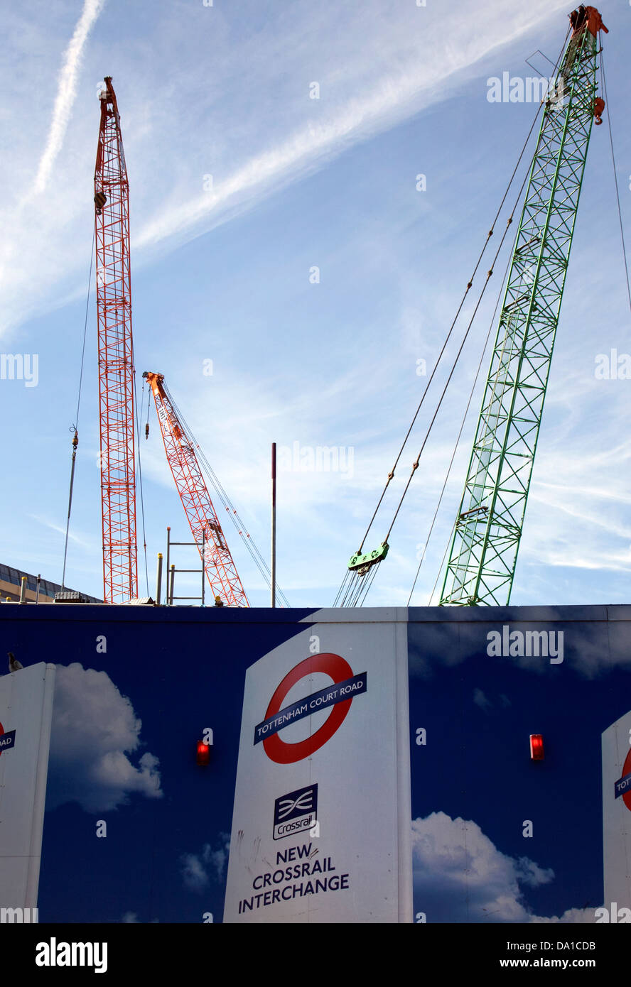 Crossrail construction hi-res stock photography and images - Alamy