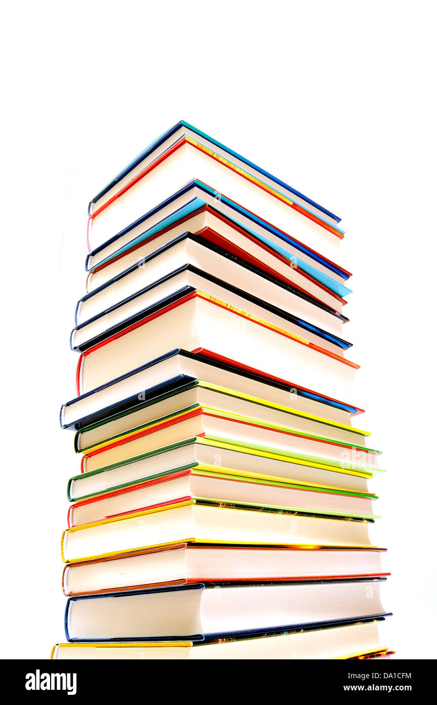 stack of books - world book day Stock Photo - Alamy