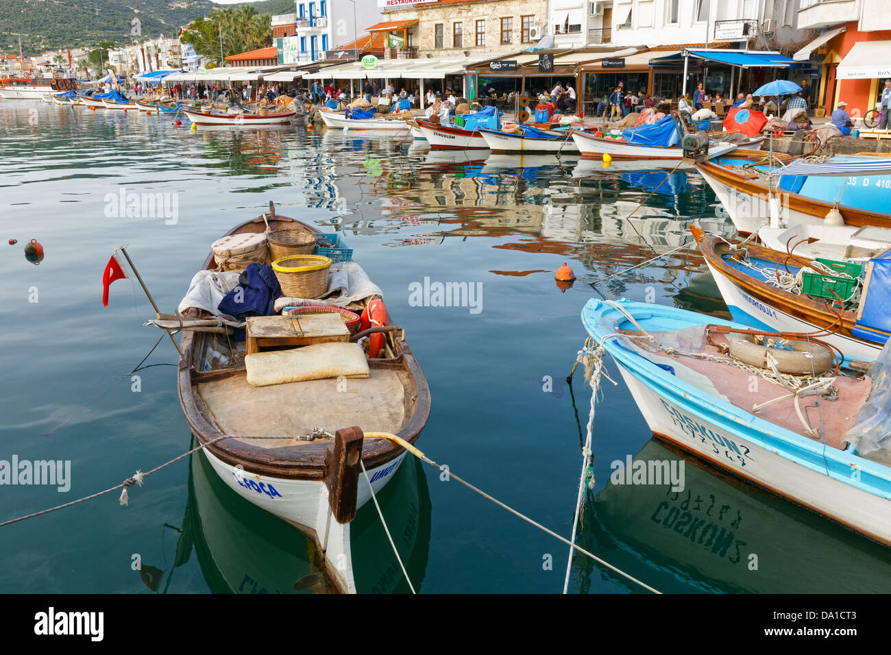 Turkey, View of Foca Stock Photo - Alamy