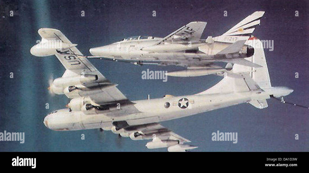 The Boeing KB-50J, a modified tanker aircraft, was part of the 421 Air ...