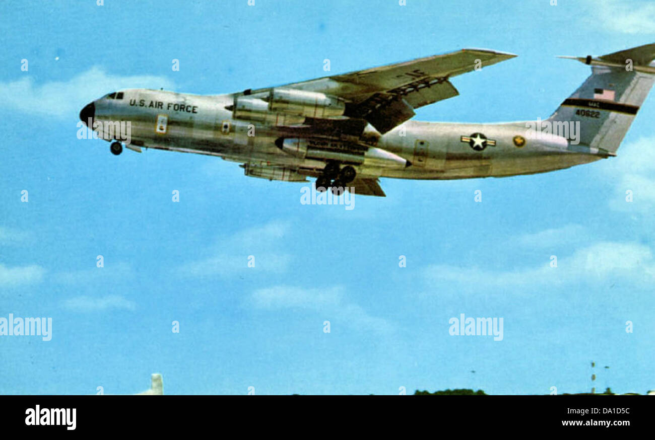 The C-141 Starlifter, tail number 64-0622, was a military transport ...