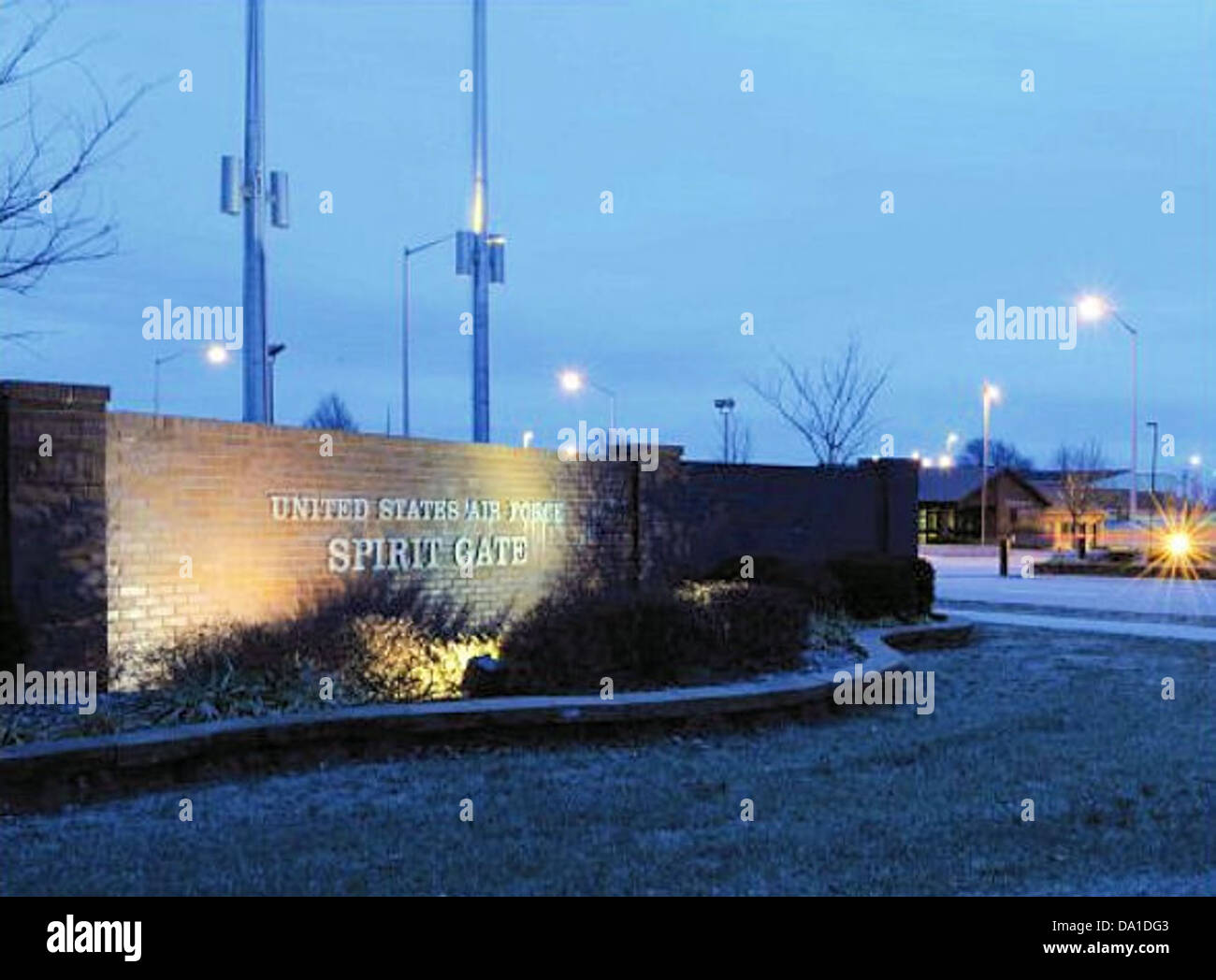 The Spirit Gate at Whiteman Air Force Base is a ceremonial entryway ...