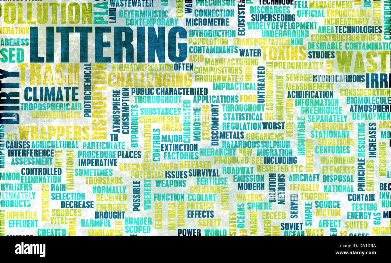 Littering and Pollution as a Social Problem Stock Photo - Alamy