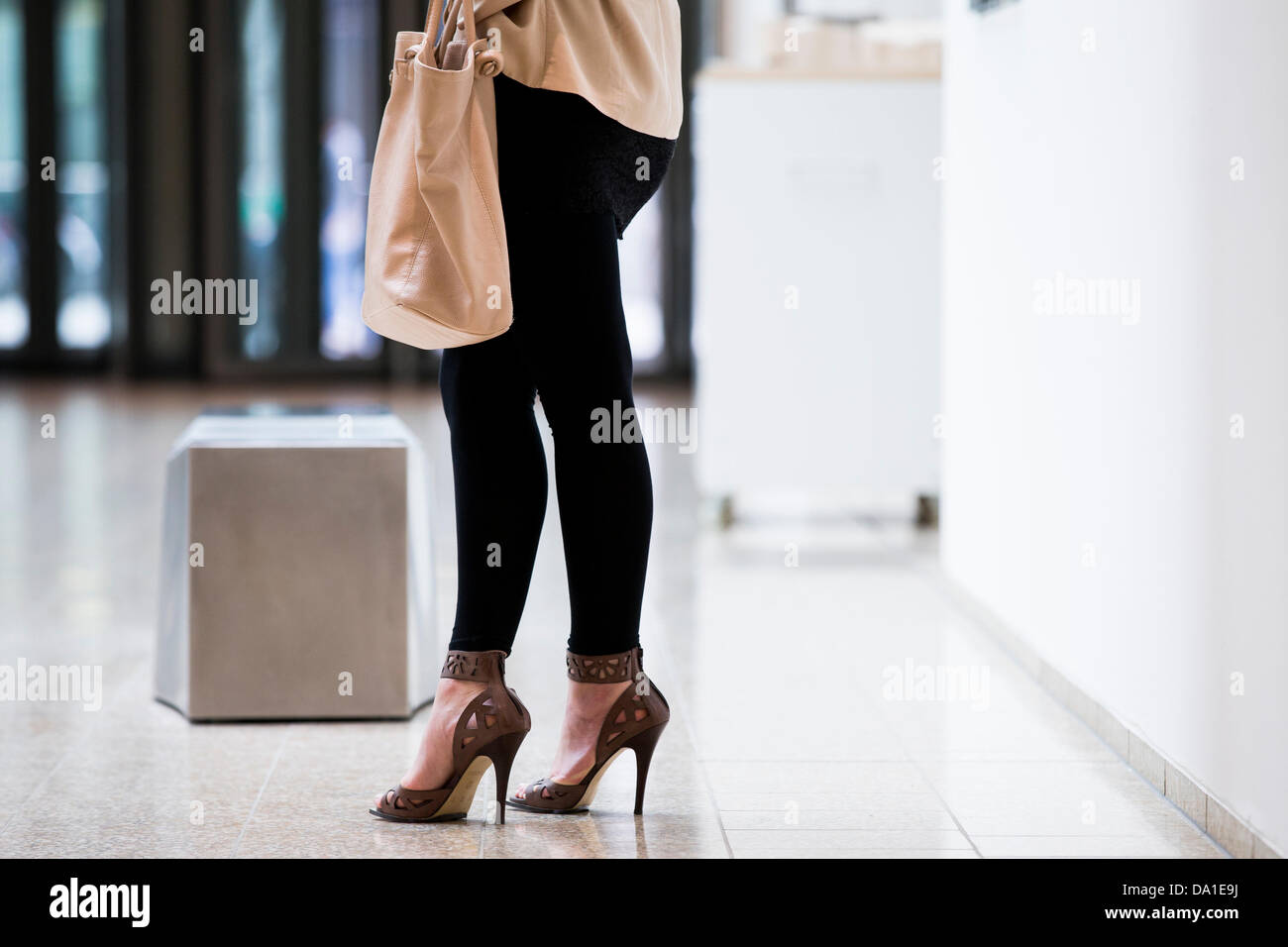 A defendant stands inside the State Court in Duesseldorf, Germany, 01 ...