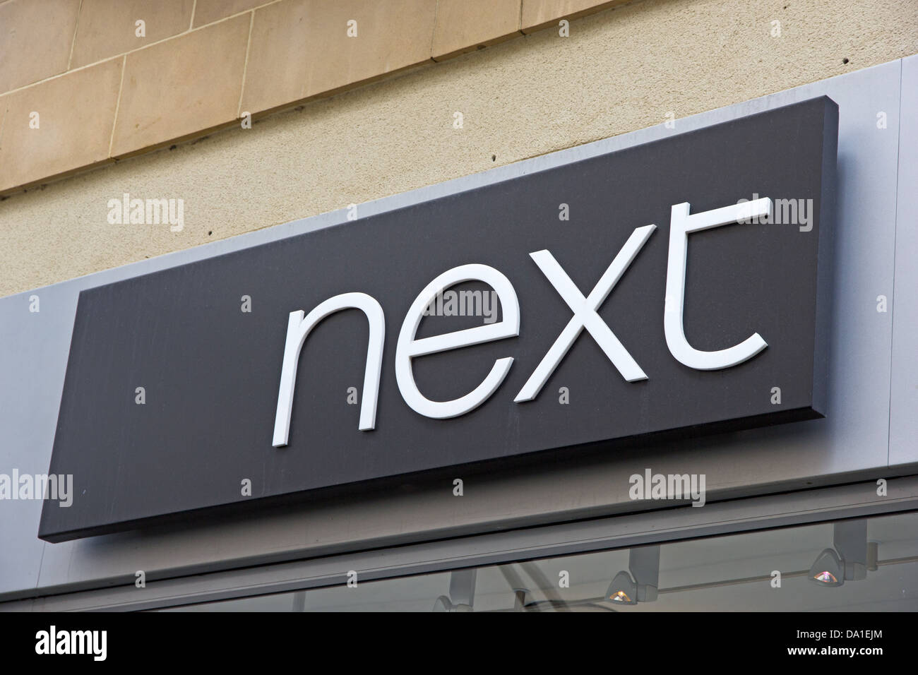 Next logo over store Stock Photo - Alamy