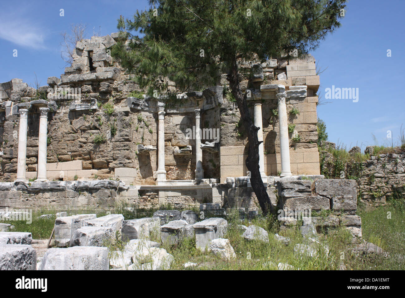 The roman nymphaeum hi-res stock photography and images - Alamy