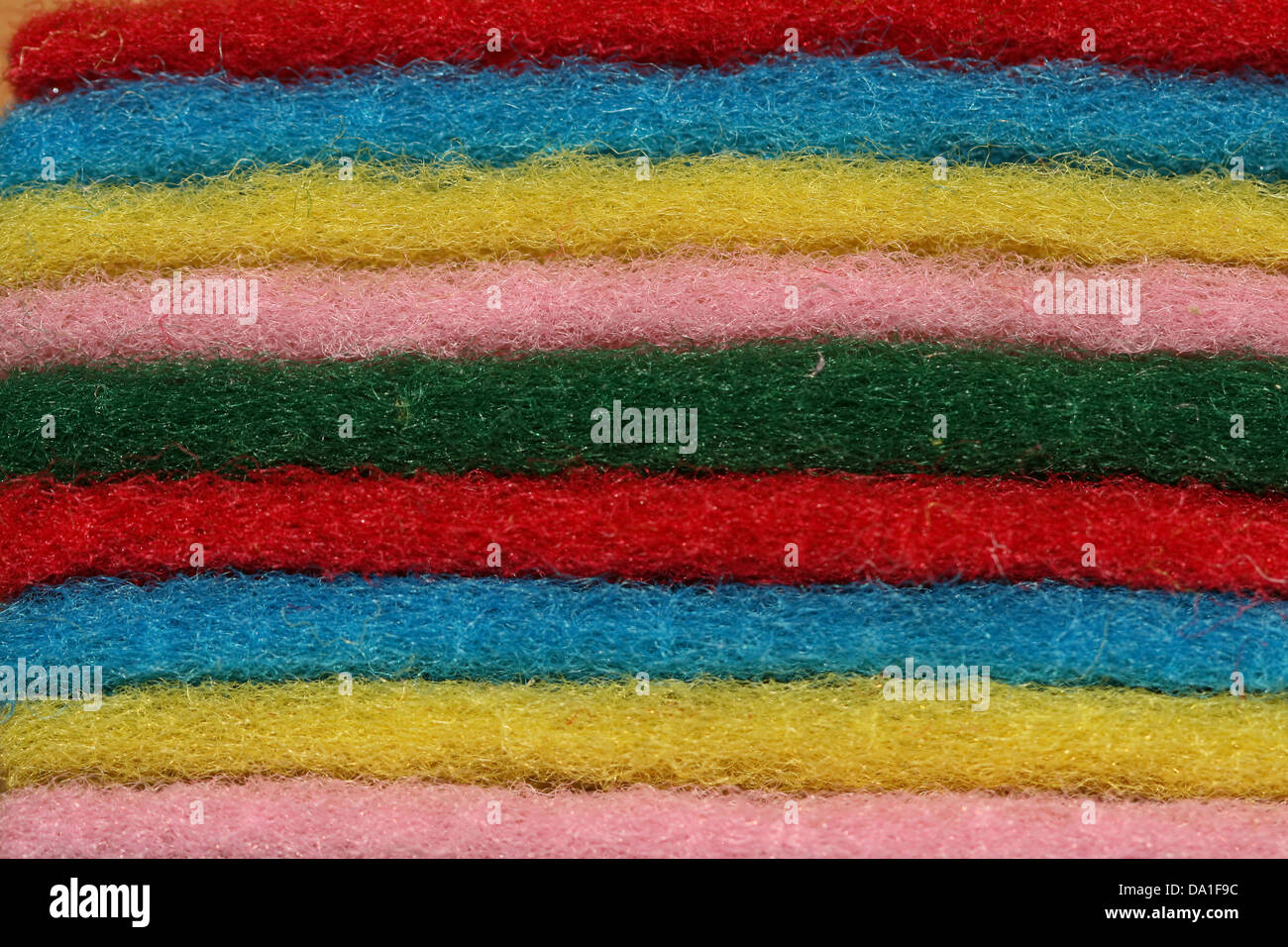 Closeup shot of Scouring fleece in different color Stock Photo - Alamy