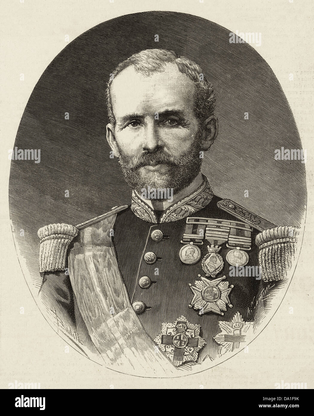 Emilio Calleja (1830-1906). Spanish Military. Captain General of the ...