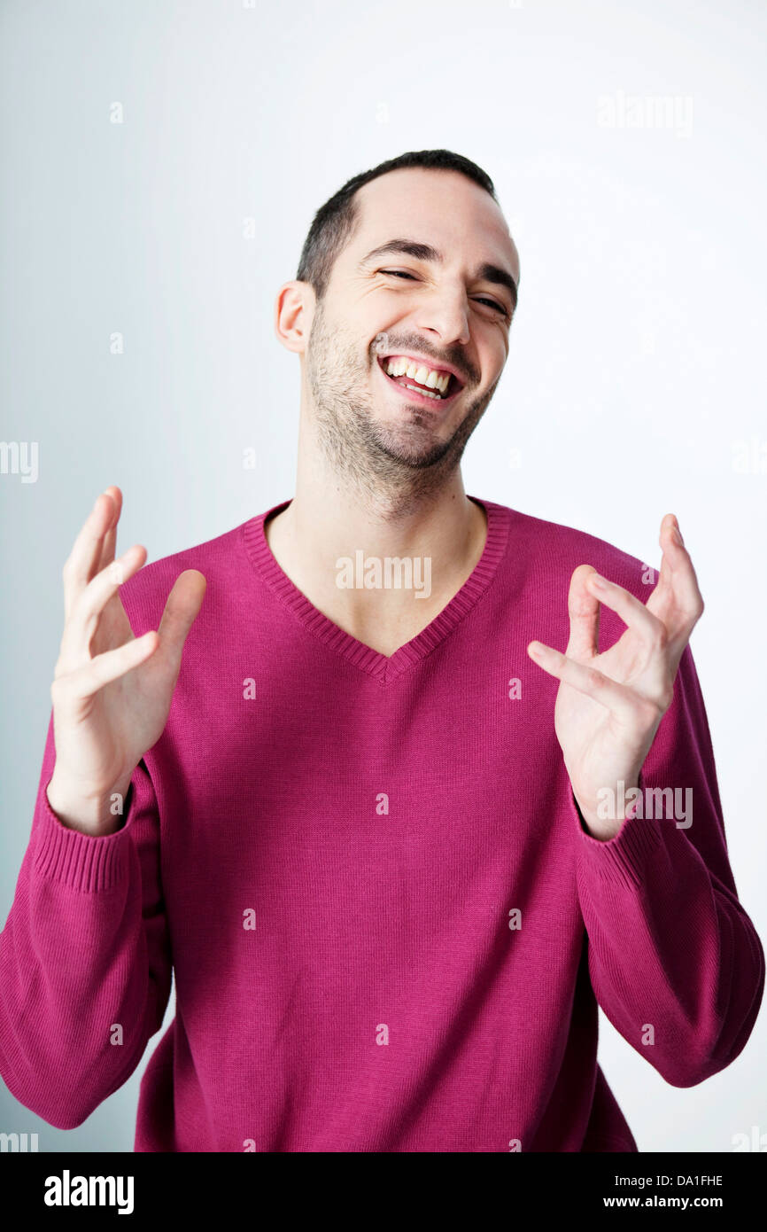 Expressive joy joyful giggle giggling hi-res stock photography and ...