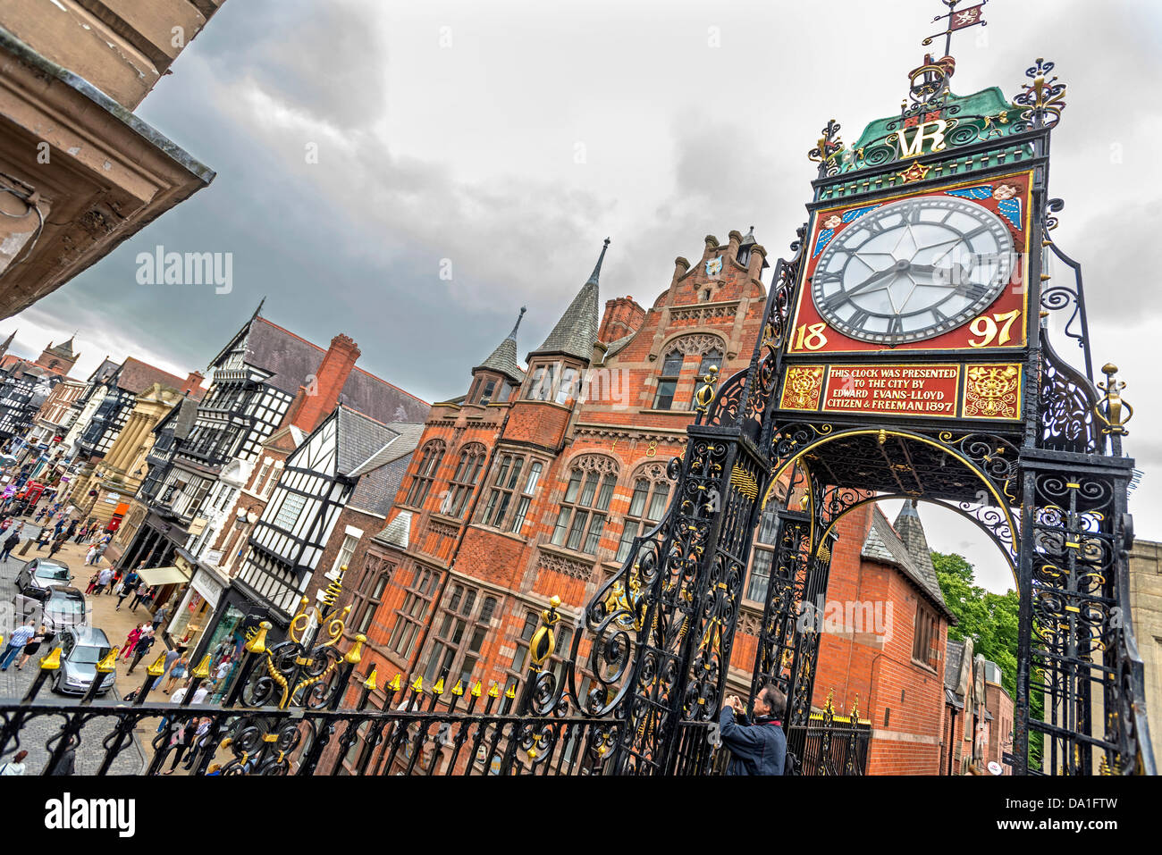 Eastgate clock in chester hi-res stock photography and images - Alamy