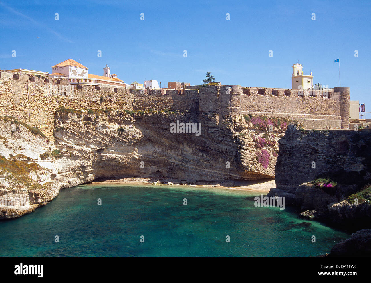 City walls of Melilla La Vieja. Melilla, Spain Stock Photo - Alamy