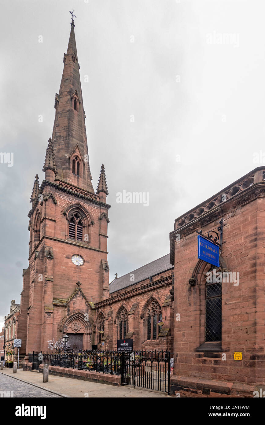 The Guildhall. The former church of Holy Trinity now the Guildhall of ...
