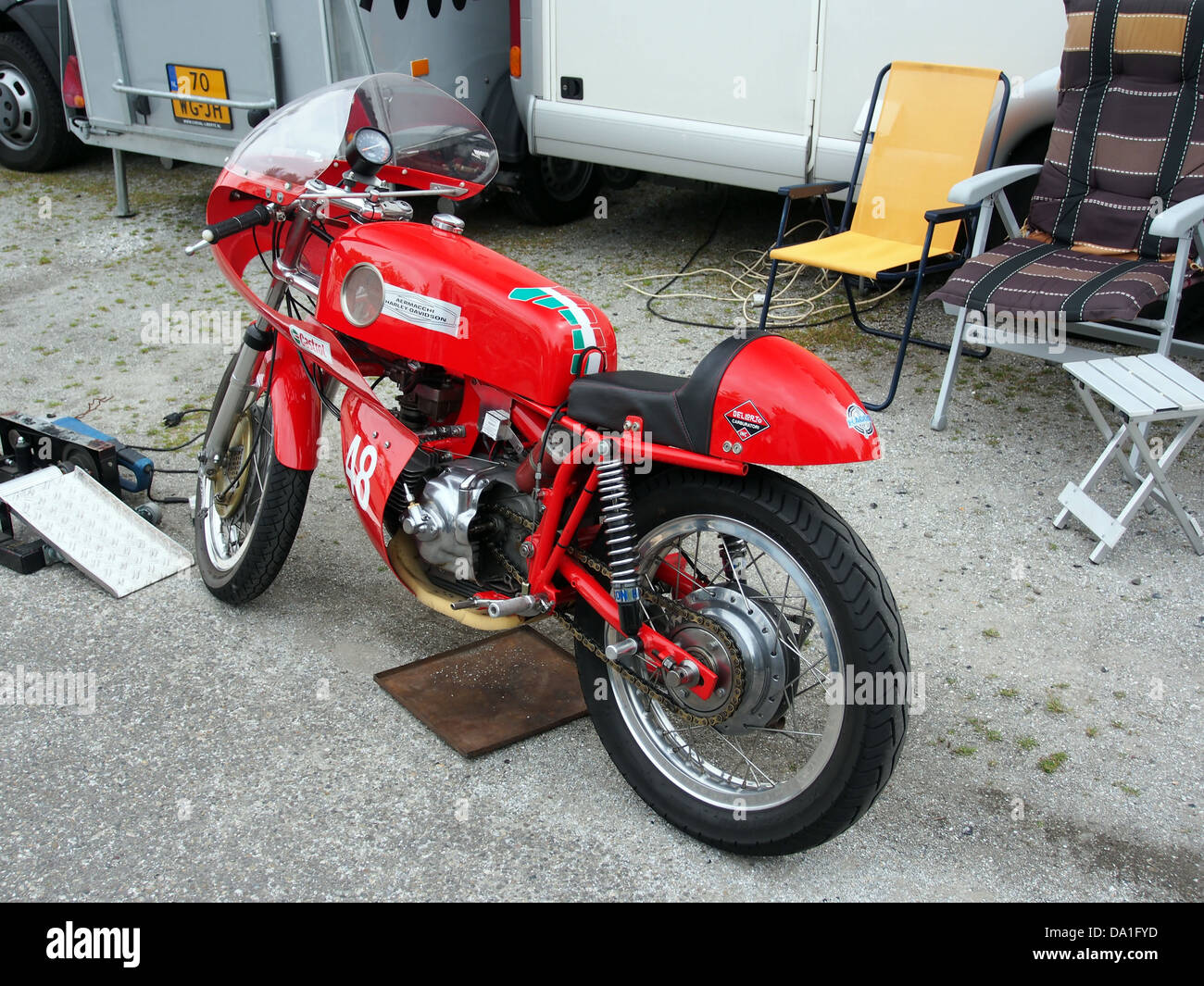 The Aermacchi Harley-Davidson No48 is a racing motorcycle, known for ...