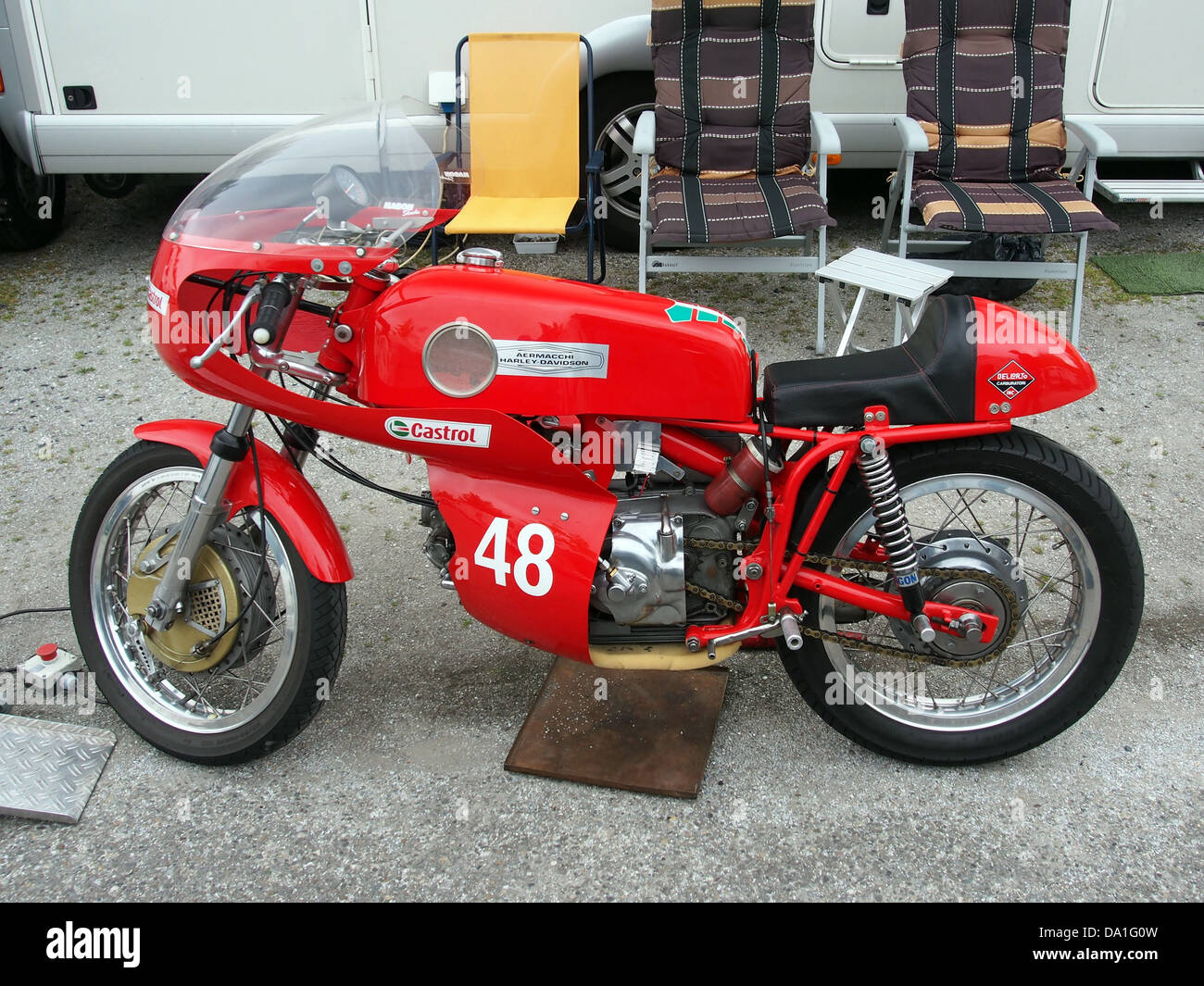 Aermacchi Harley-Davidson No48, pic3 Stock Photo - Alamy
