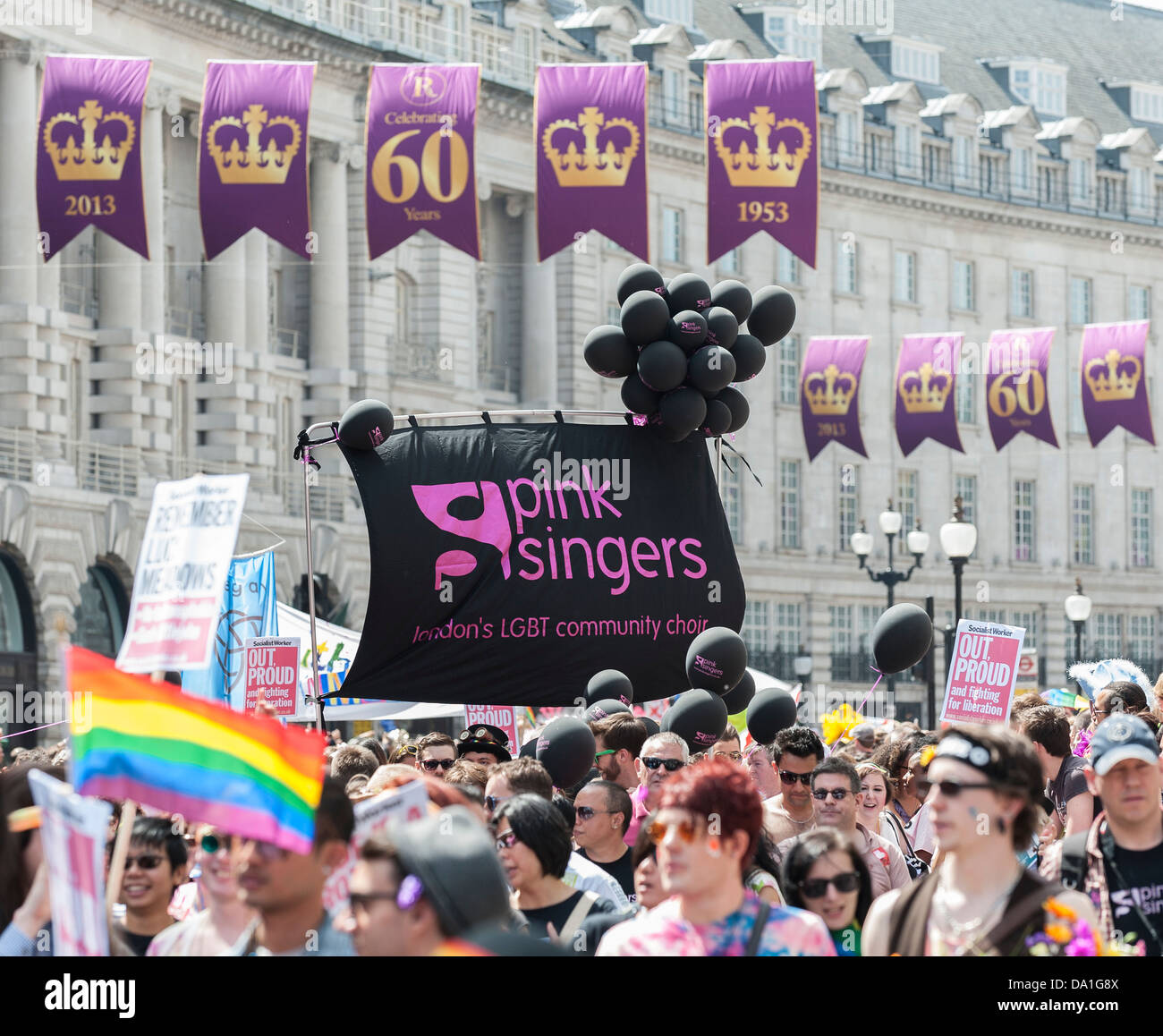 Lgbt parade banner hi-res stock photography and images - Alamy
