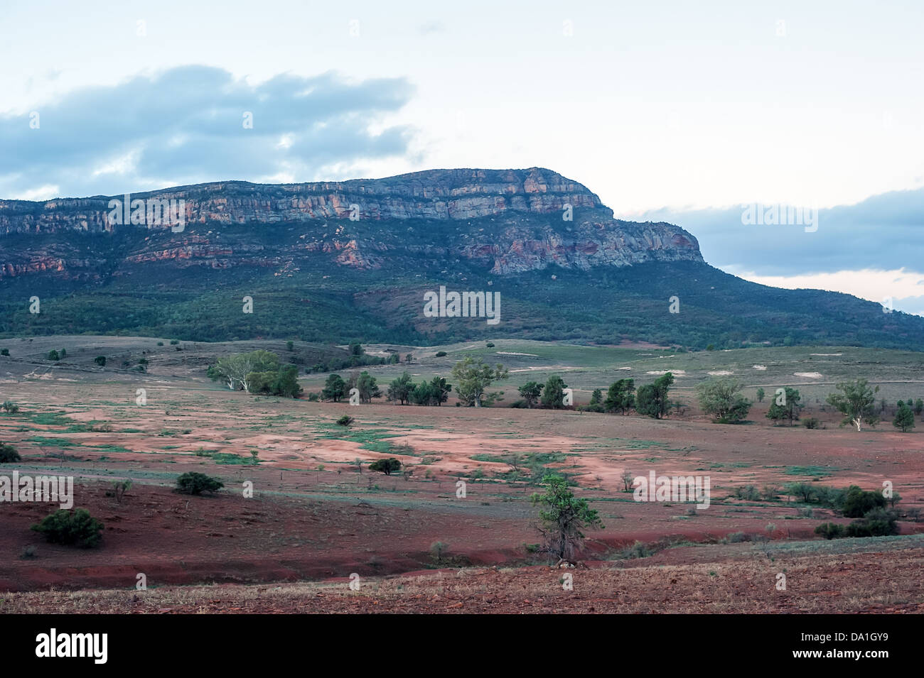 The ruggedly beautiful Flinders Ranges in the Australian outback Stock ...