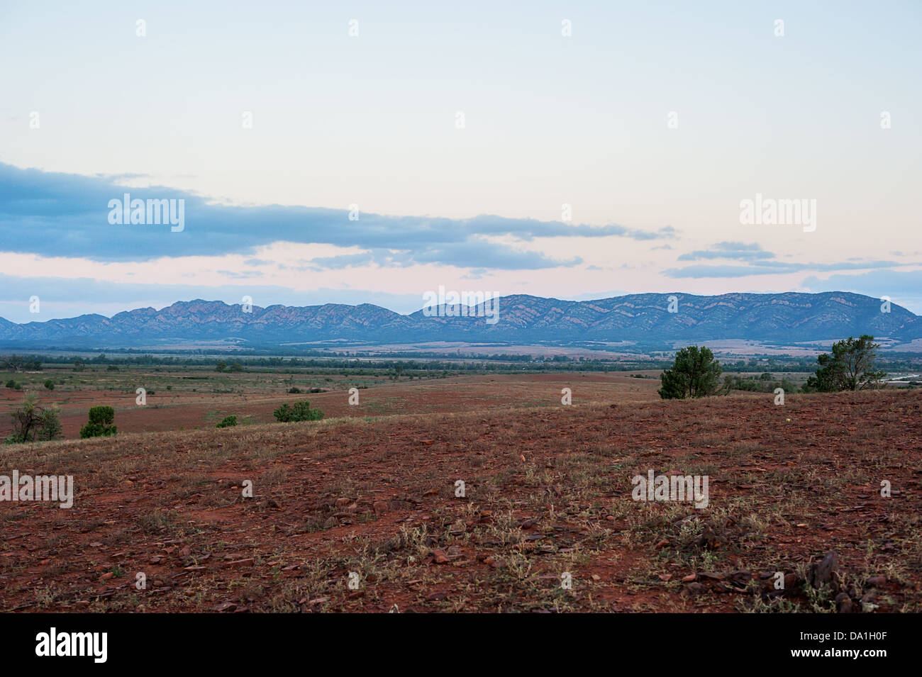 The ruggedly beautiful Flinders Ranges in the Australian outback Stock ...