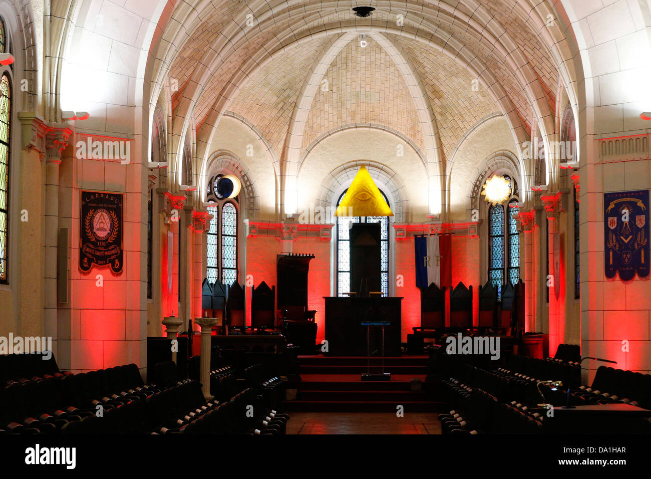 Grande Loge de France. Masonic hall Stock Photo - Alamy