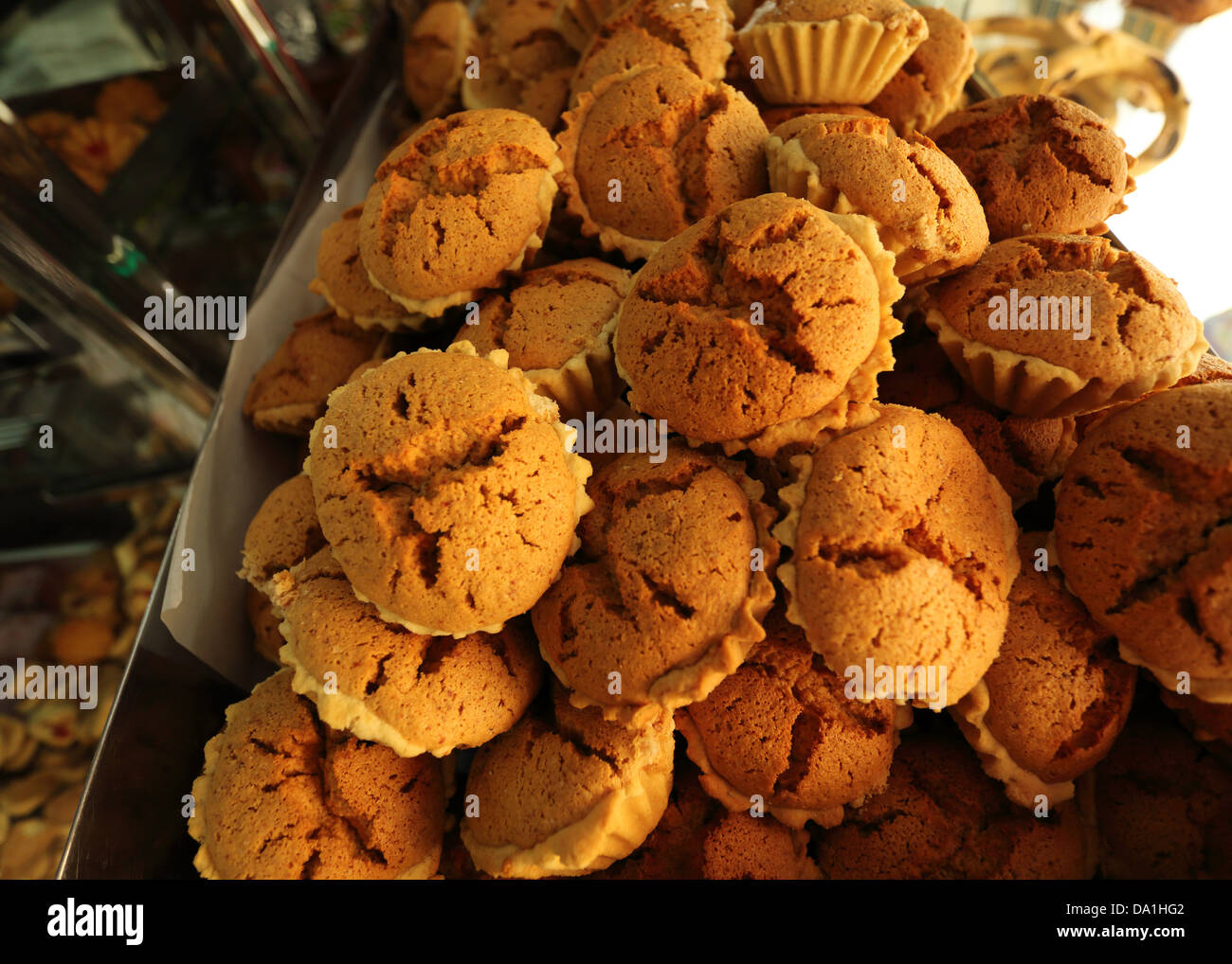 TRADITIONAL MALTESE ALMOND CAKES Stock Photo - Alamy