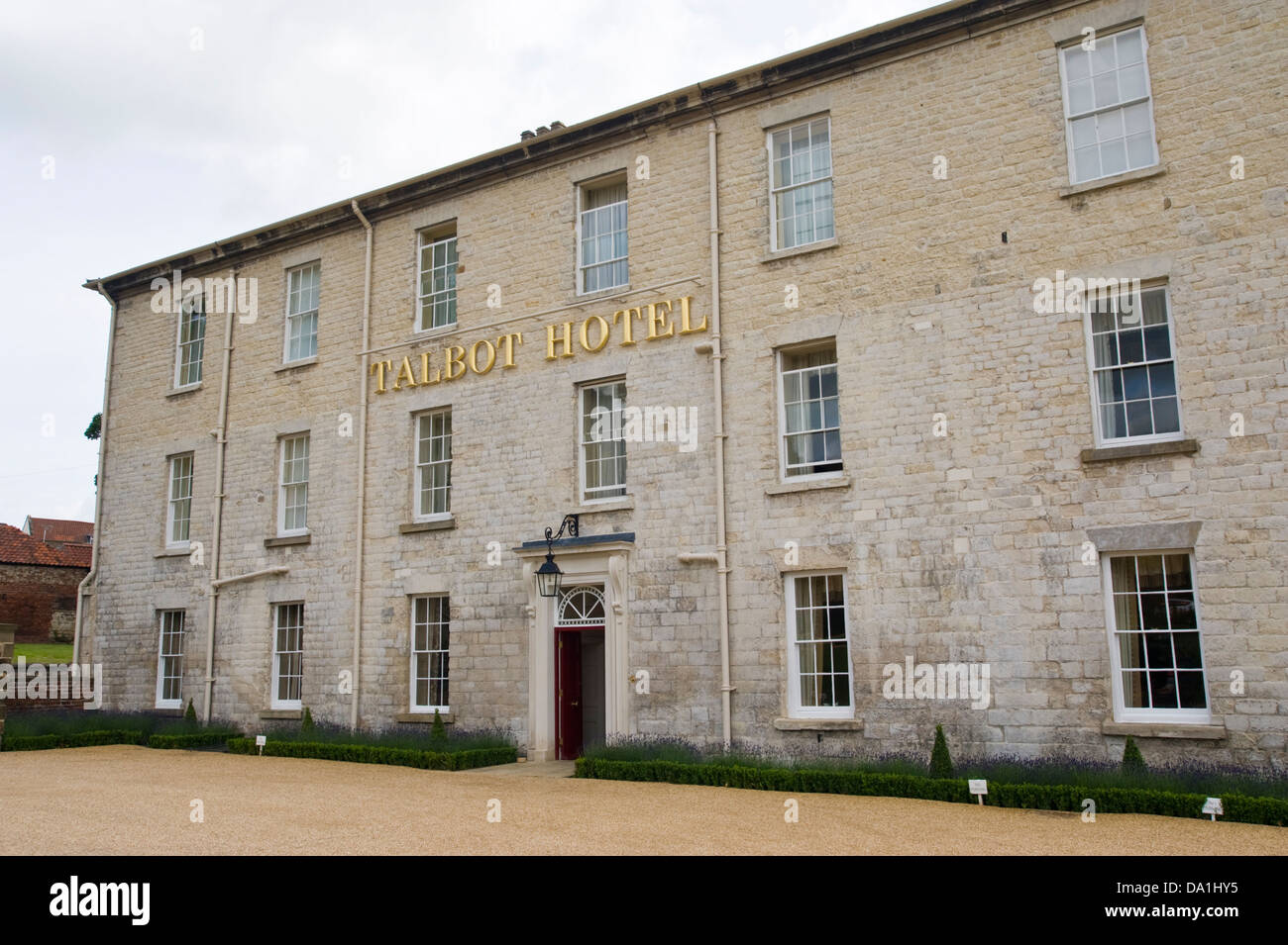 Exterior of the Talbot Hotel, historic Grade II* listed building dating ...