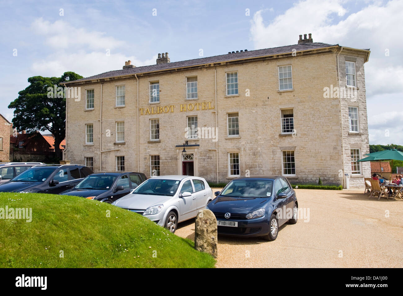 Exterior of the Talbot Hotel, historic Grade II* listed building dating ...