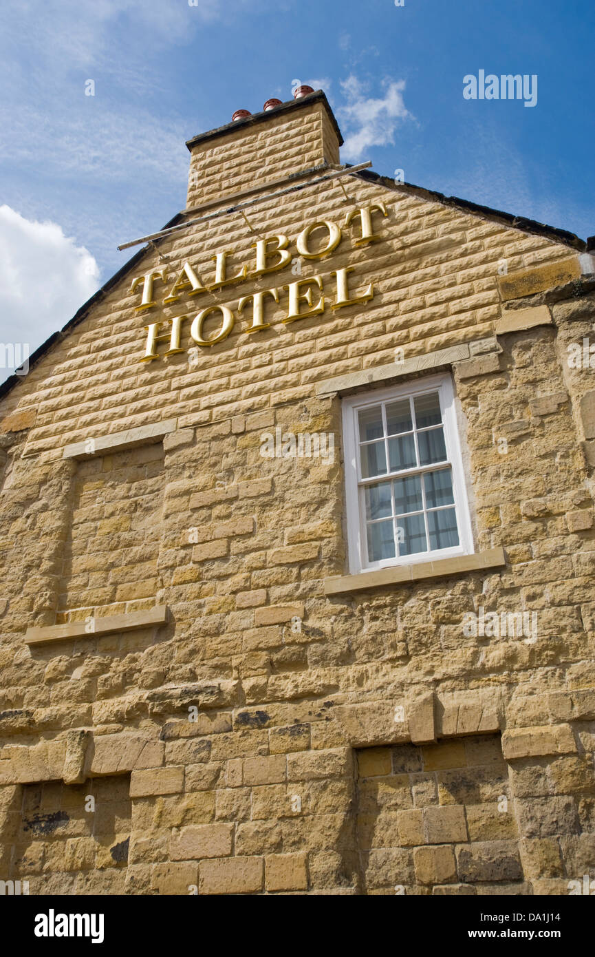 Exterior of the Talbot Hotel, historic Grade II* listed building dating ...