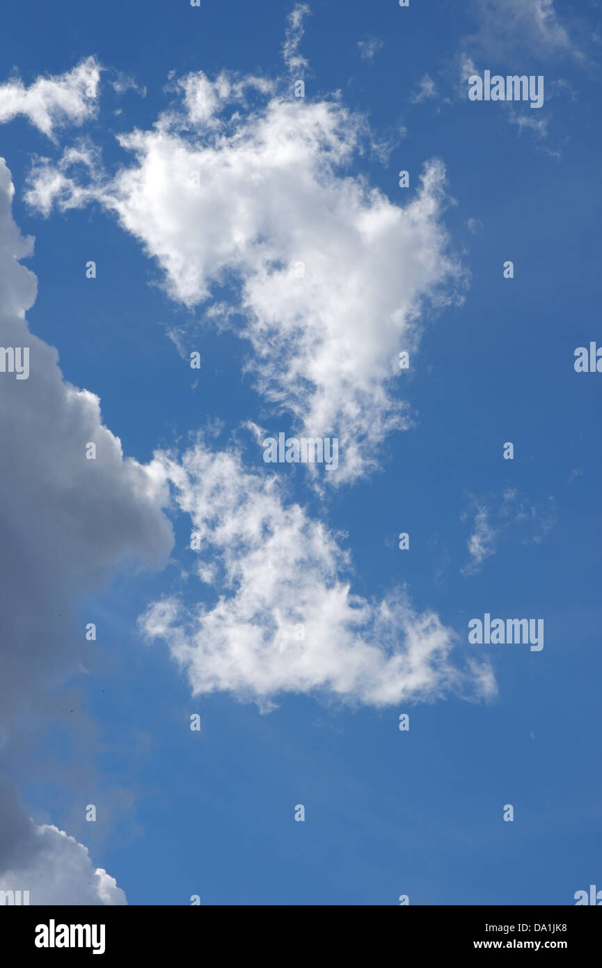 Blue Sky and Clouds Storm dark thunder cloud Stock Photo - Alamy