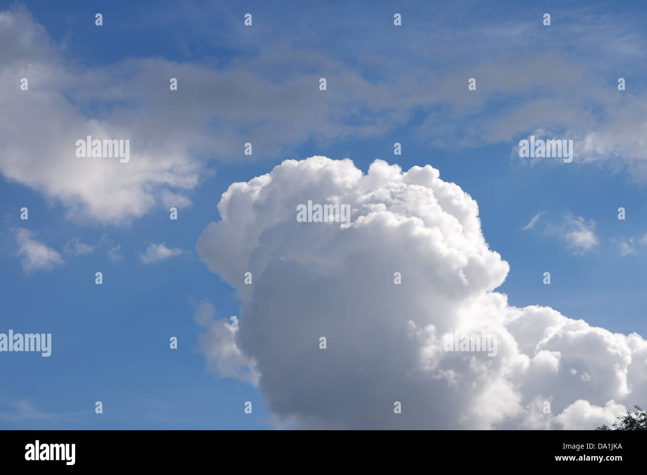 Blue Sky and Clouds Storm dark thunder cloud Stock Photo - Alamy