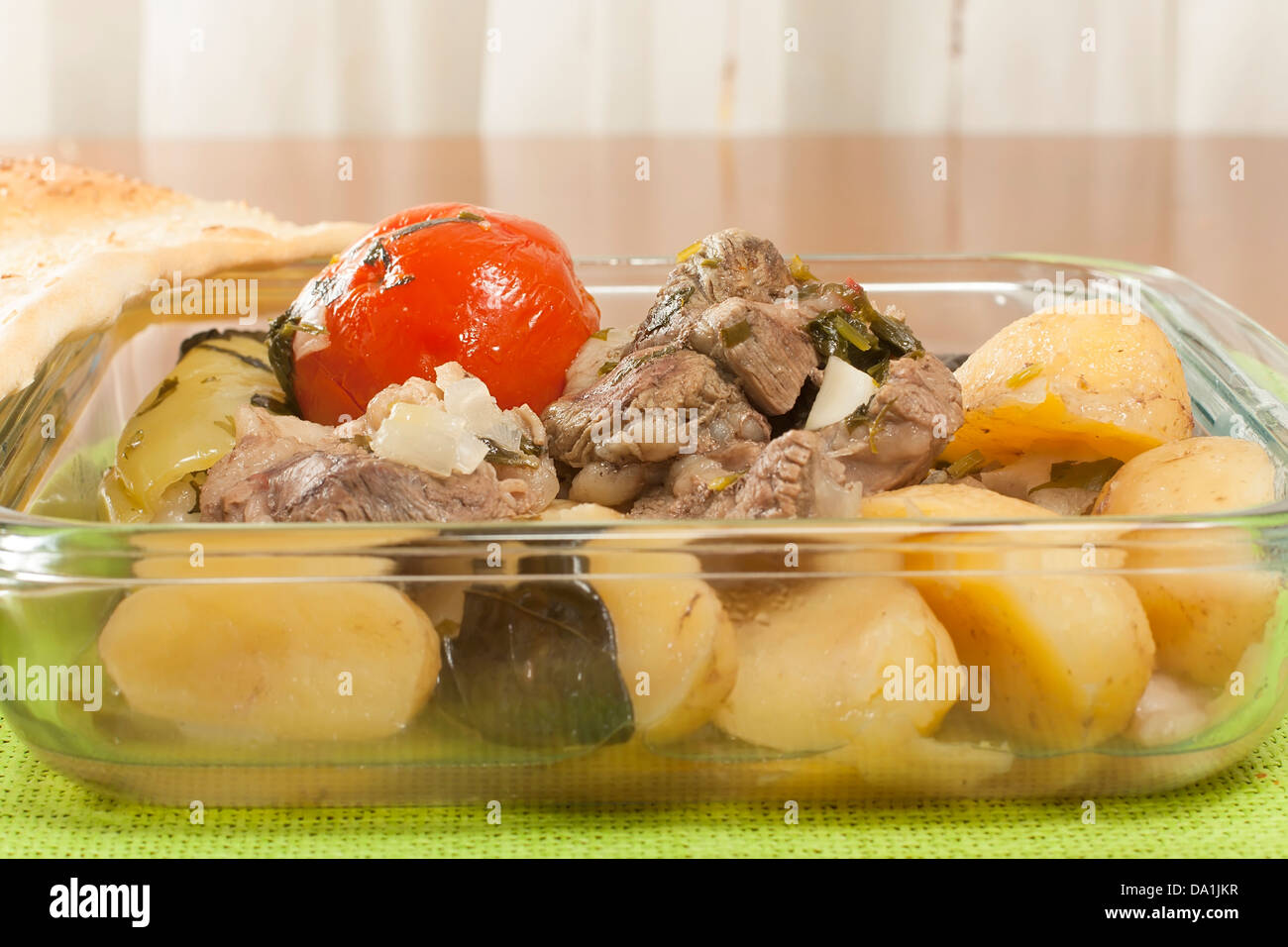 chanakhi - Georgian dish of stewed lamb and vegetables Stock Photo - Alamy