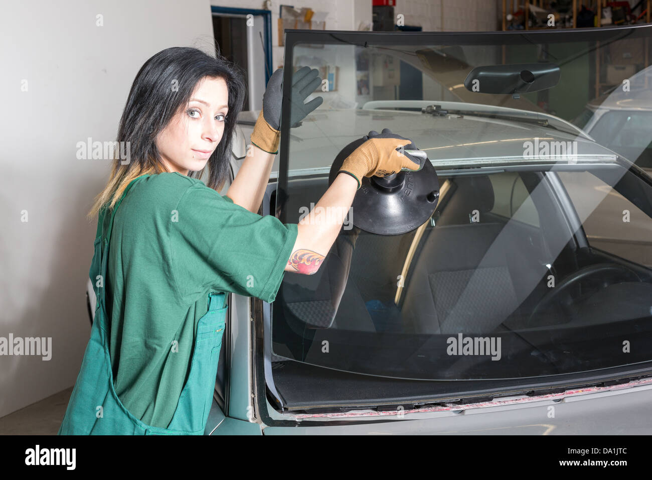 Stone Chip On Car Windscreen High Resolution Stock Photography and ...