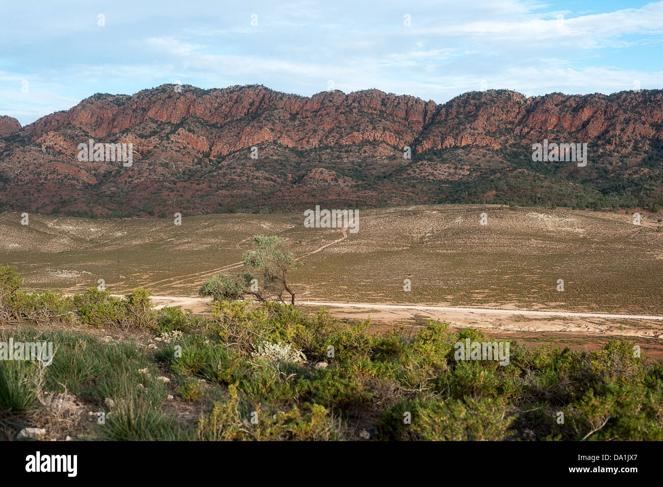 The ruggedly beautiful Flinders Ranges in the Australian outback Stock ...
