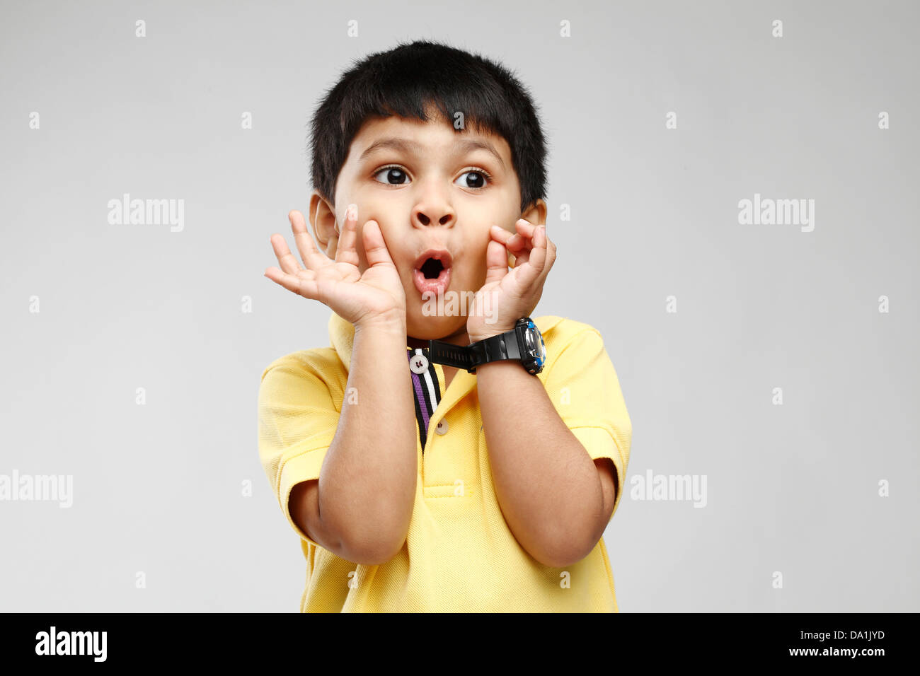 Little Indian kid is giving scary expression Stock Photo - Alamy Little Indian kid is giving scary expression Stock Photo - Alamy