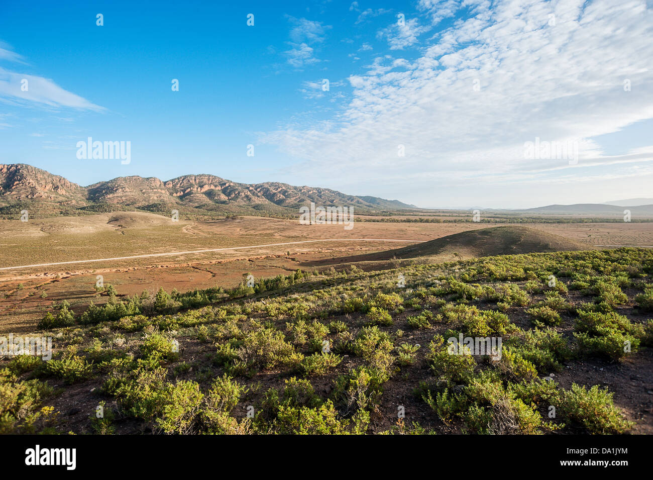 The ruggedly beautiful Flinders Ranges in the Australian outback Stock ...