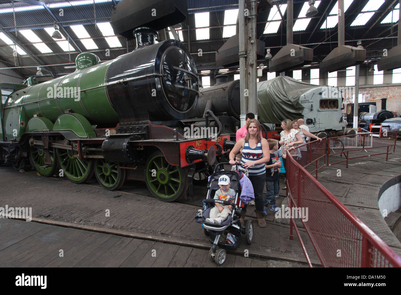 Open Day at Barrow Hill Roundhouse near Staveley, Chesterfield Stock ...
