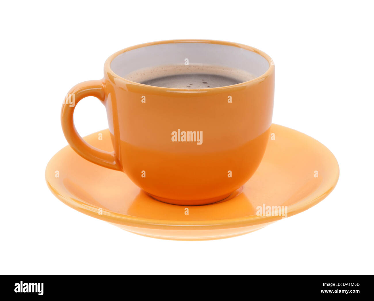 the cap of coffe at the isolated background Stock Photo - Alamy