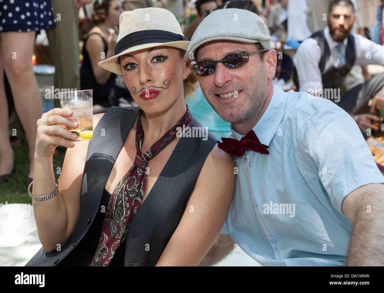 Jazz Age lawn party by Michael Arenella & the Dreamland Orchestra Stock ...