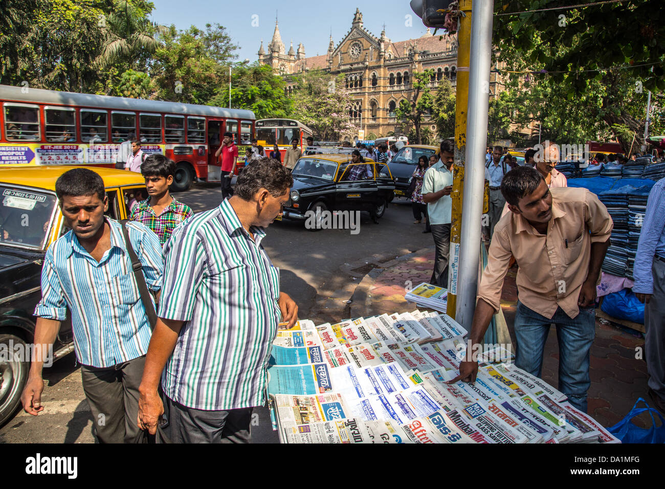 Indian newspapers hi-res stock photography and images - Alamy