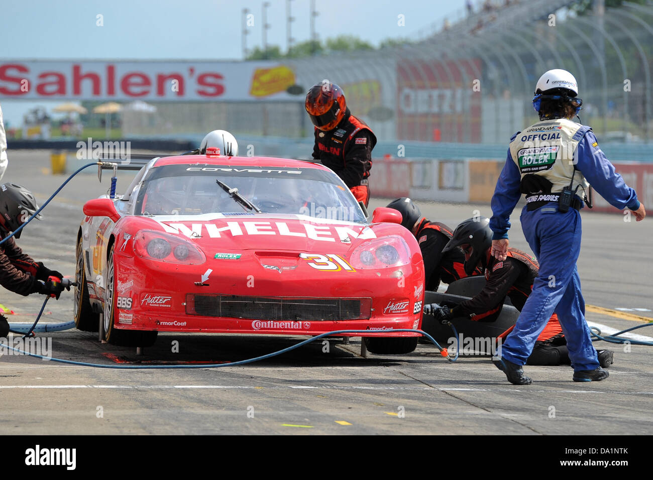 Watkins Glen, New York, USA. 30th June 2013. The Marsh Racing Corvette ...