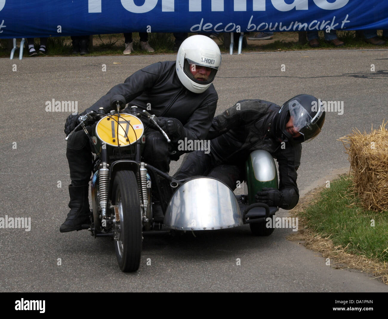 This image depicts the BSA Combination No. 17, an iconic motorcycle ...