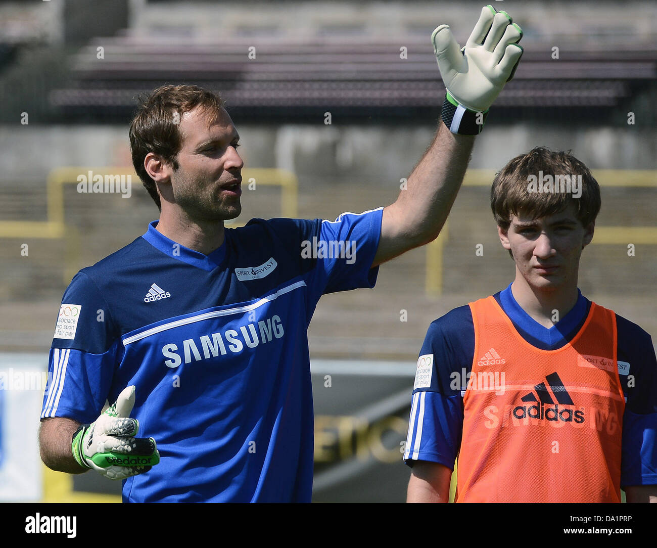 Czech footballers training hi-res stock photography and images - Alamy