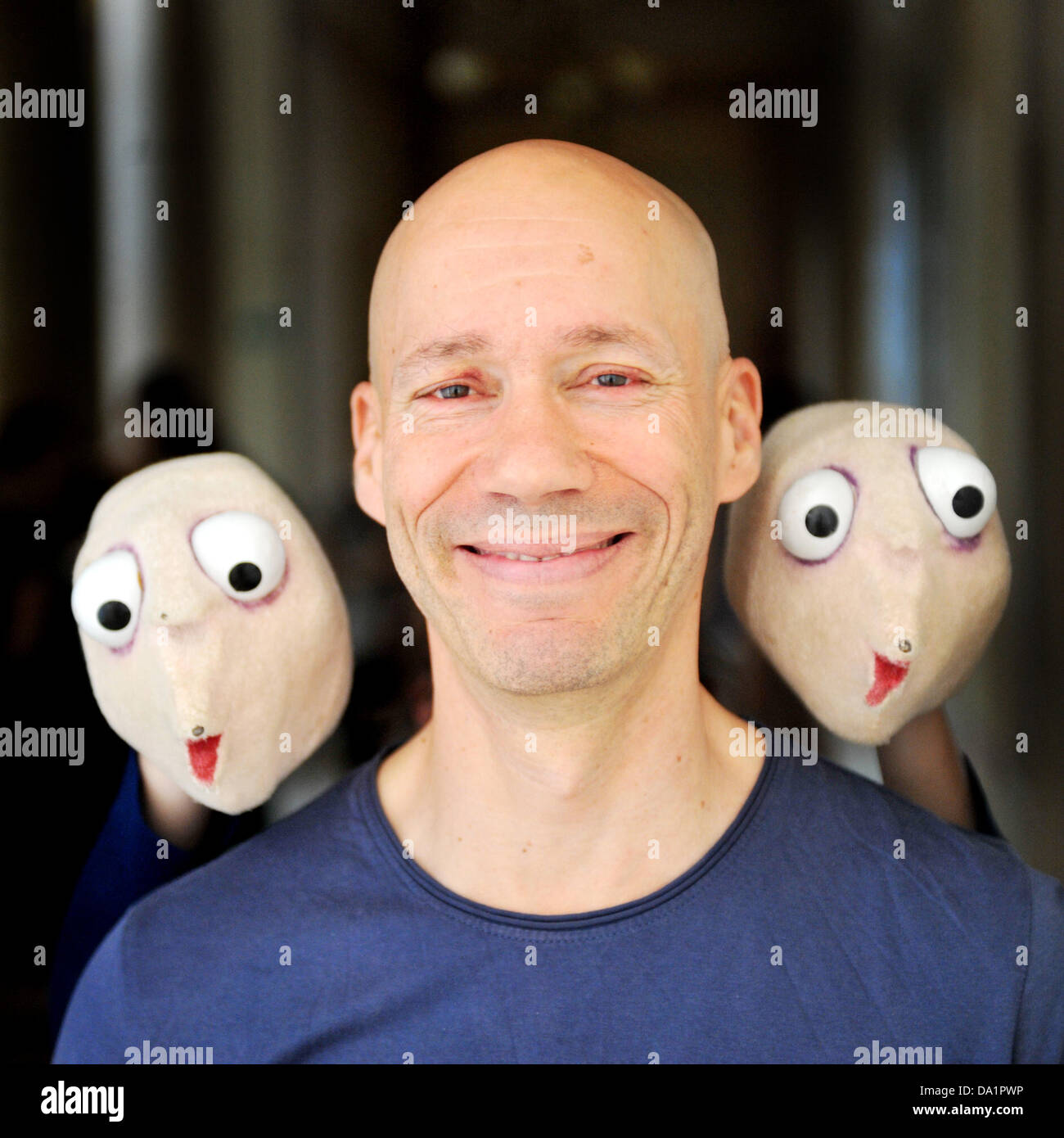 French puppeteer Simon T. Rann of The Philippe Genty Company teaches ...